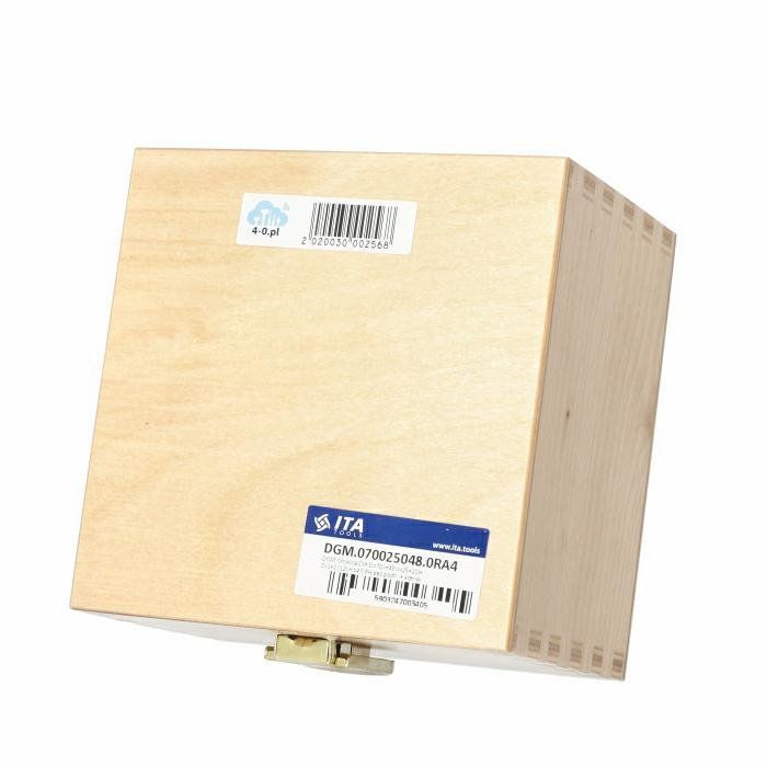 DGM diamantfrees, RH, 2+2 D=70 I=48 d=25 +2CH, 30°, H=4.5 - SchellekensTool