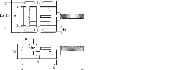 Bison 88.150 boorklem‚ type 6543, a-max: 120 t/m 150 - Bison