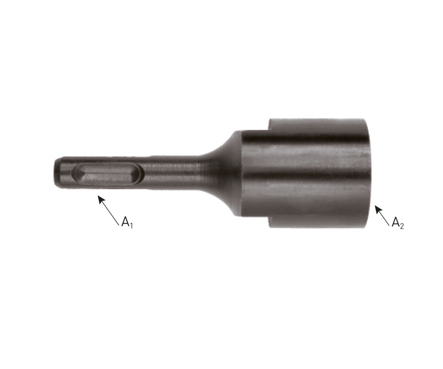 Rotec adapter SDS+ > 1/2" (F) - Rotec