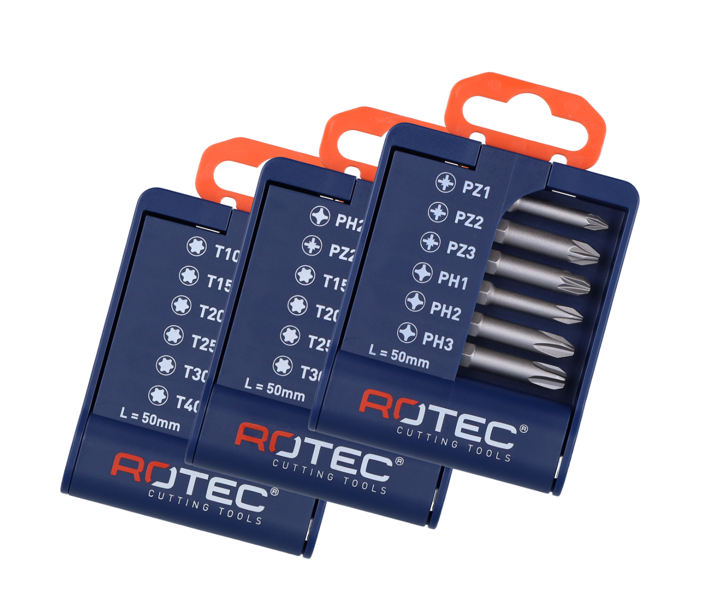 Rotec bit set 'BASIC', 1/4" - Rotec