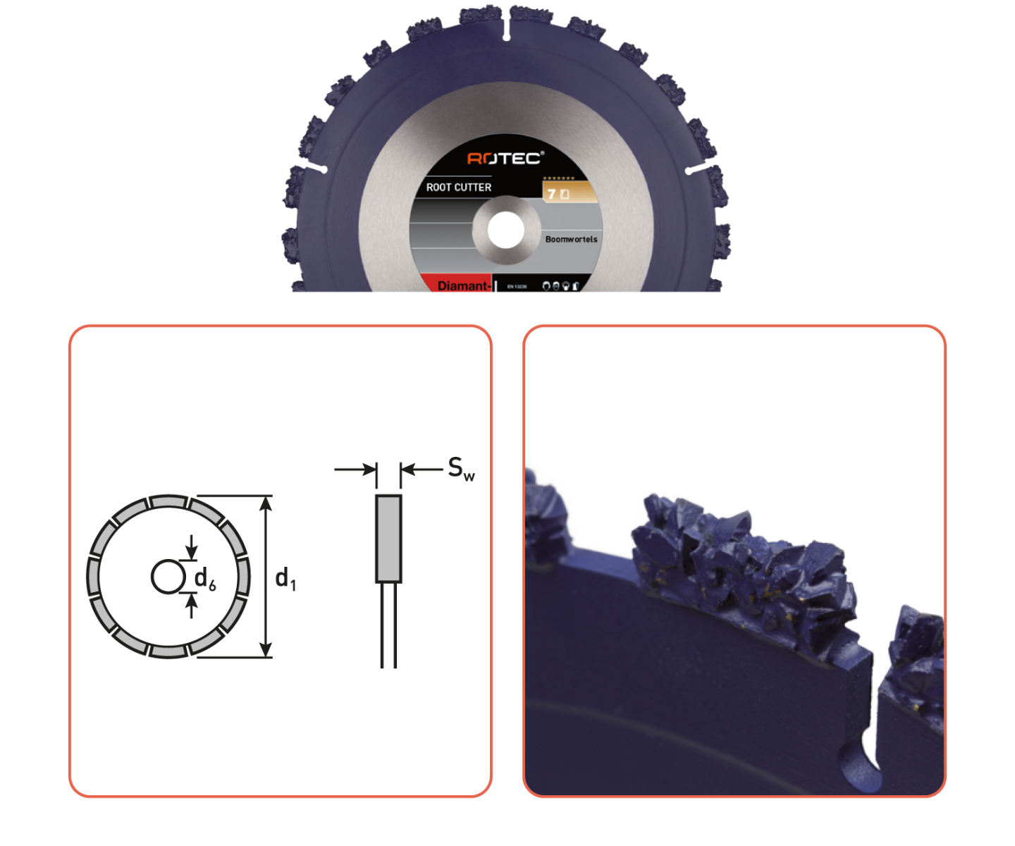 Diamantzaag Root Cutter