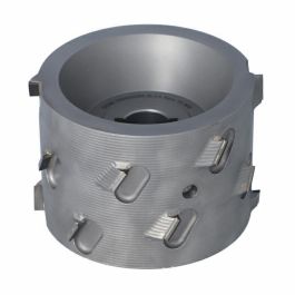 DGM diamantfrees, LH, 2+2 D=100 I=65 d=20 +2CH 30° H=4,5 - SchellekensTools