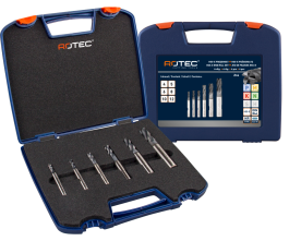 Rotec frezenset, type '615', gecoat, 6-delig, ø4, 5, 6, 8, 10, 12 - Rotec
